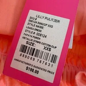 Lilly Pulitzer | Dresses | Nwt Lilly Pulitzer Louisa Dress Papaya Punch ...